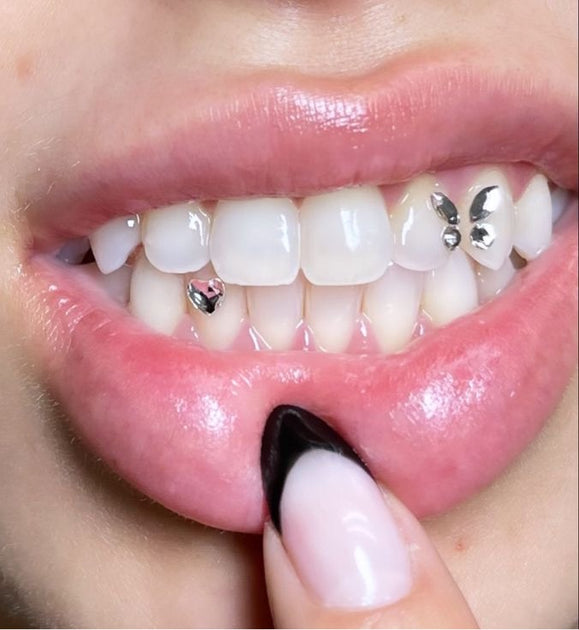 Herz Kristall Zahnschmuck – icyangelzz